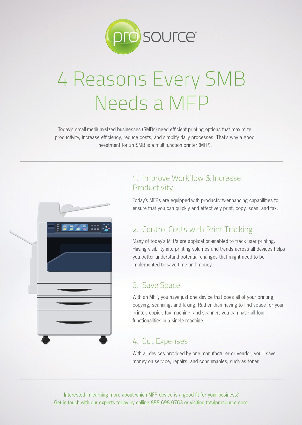 4 Reasons Every SMB Needs an MFP